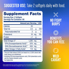 high-quality rTG fish oil softgels