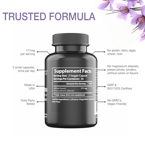 High-quality saffron multivitamins
