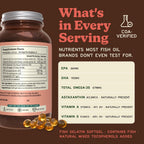 High-quality salmon oil for wellness