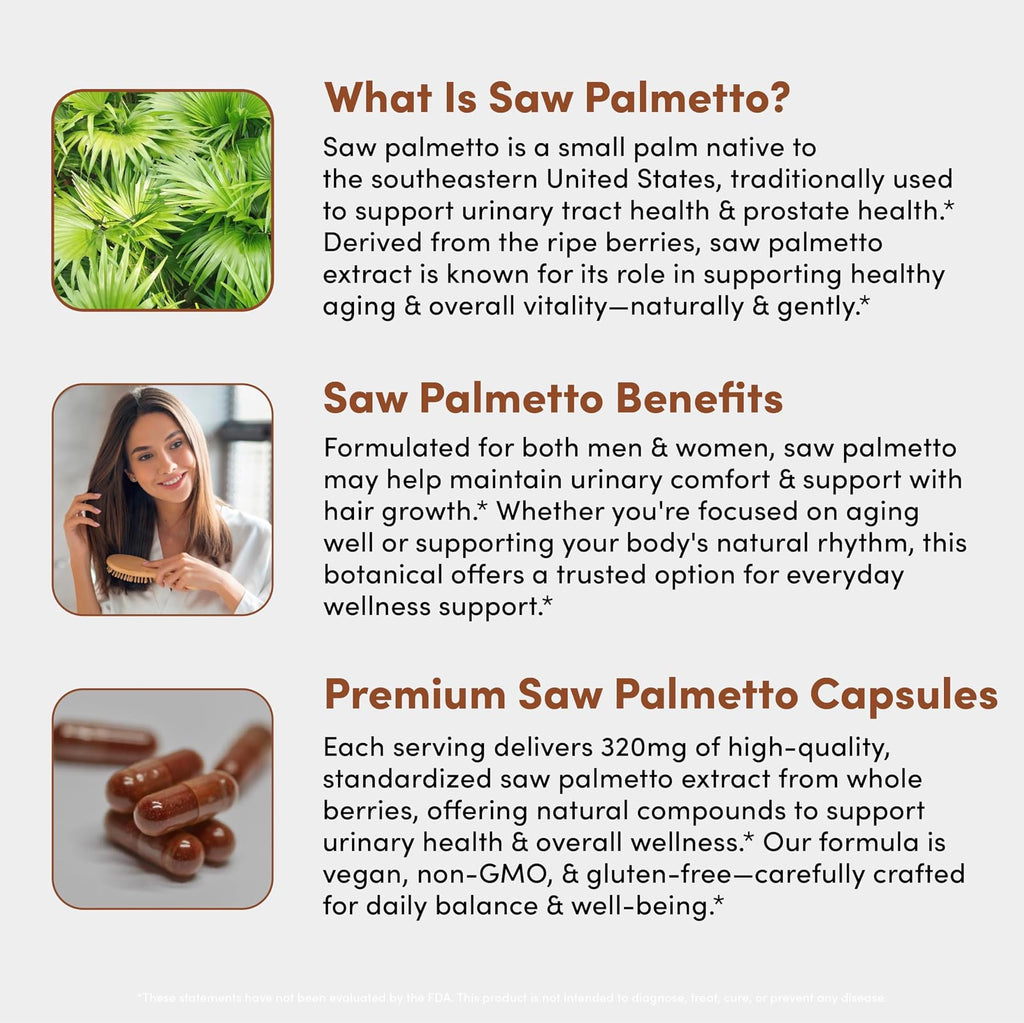 high-quality saw palmetto extract 30 capsules