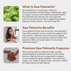 high-quality saw palmetto extract 30 capsules