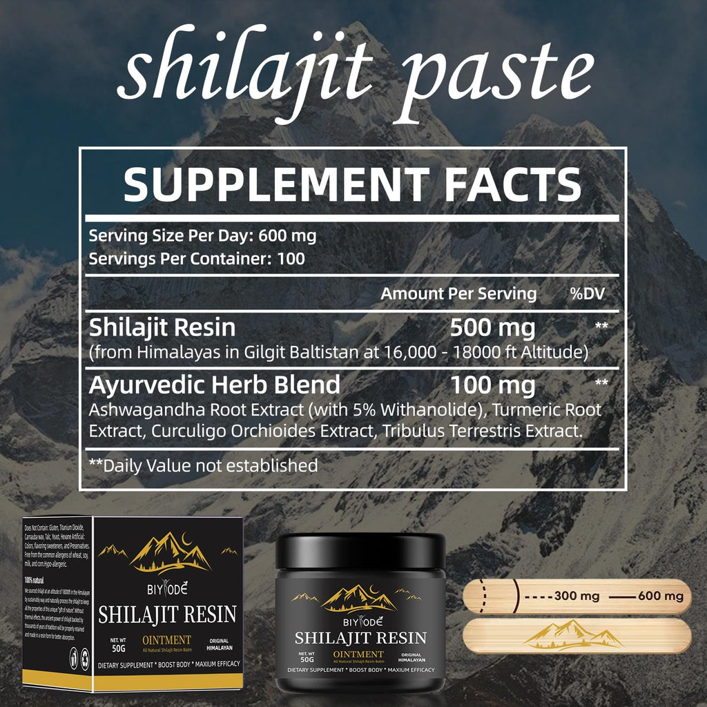 high-quality shilajit resin ointment