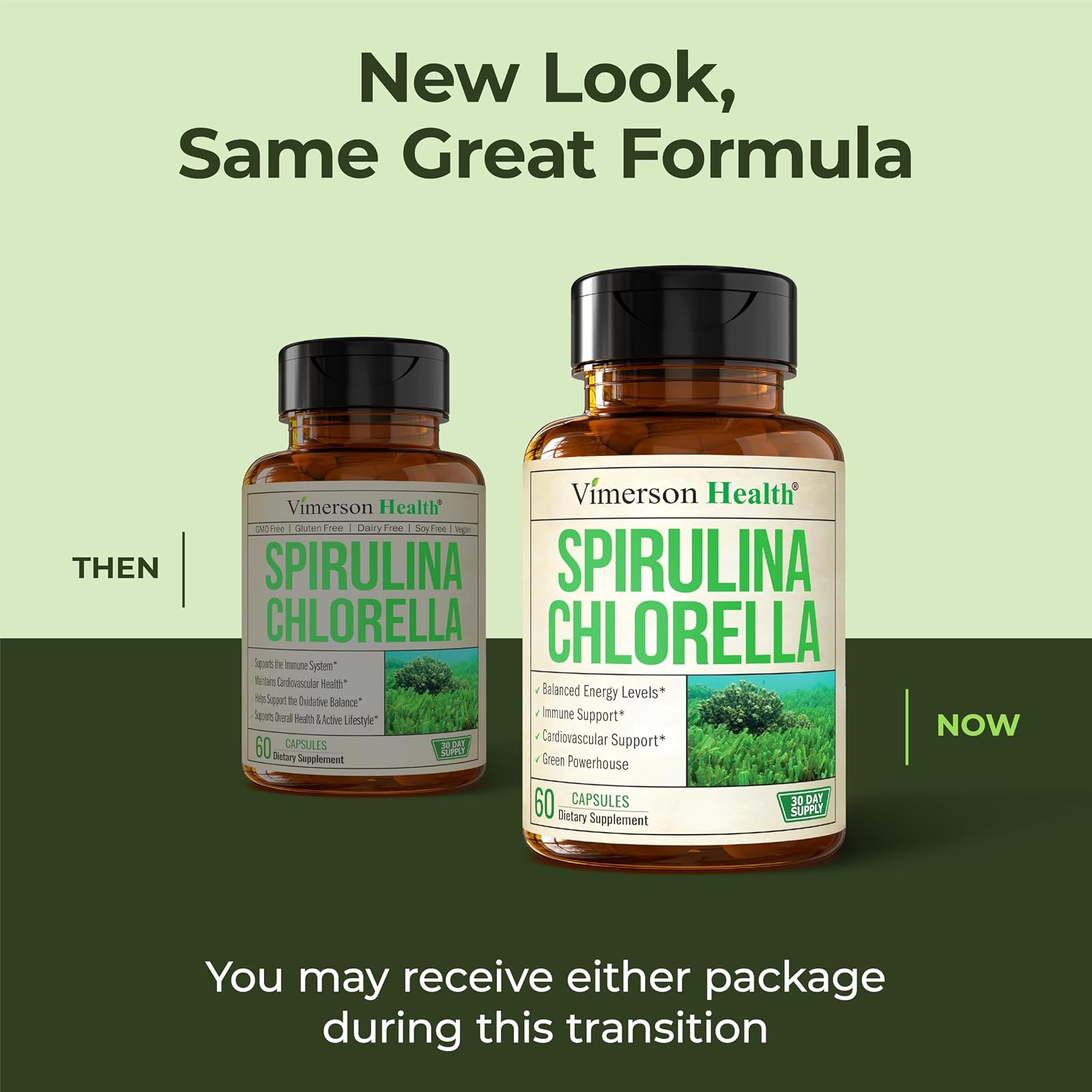 high-quality spirulina & chlorella