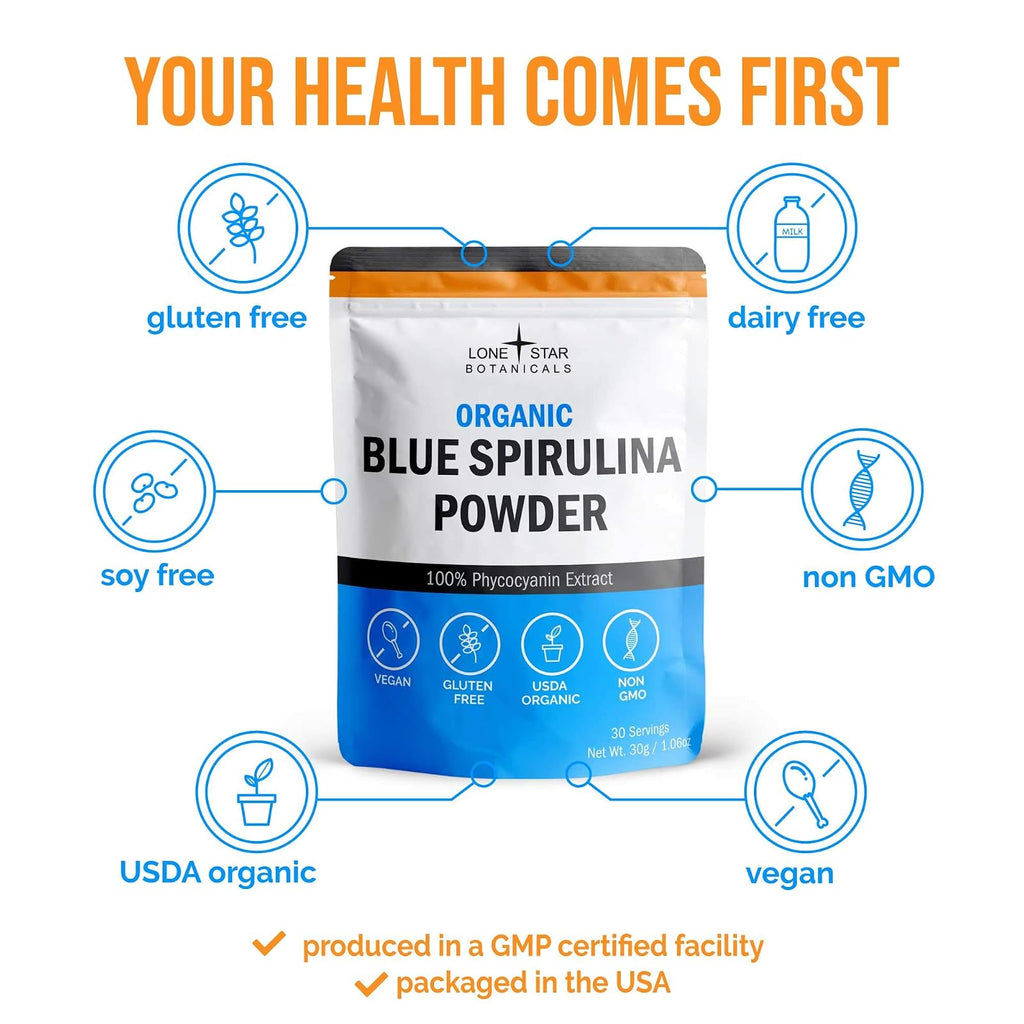high-quality spirulina for detox