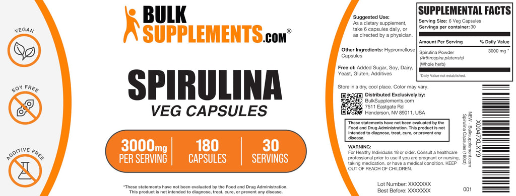 high-quality spirulina for overall health