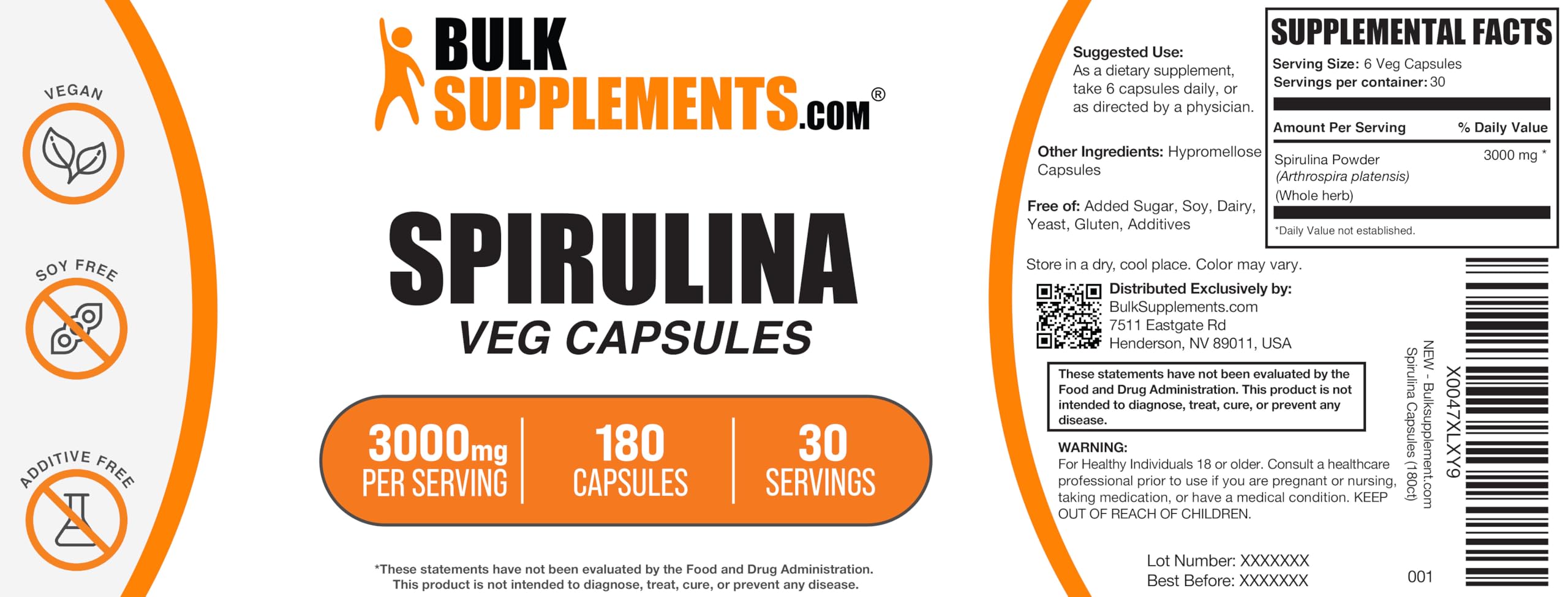 high-quality spirulina for overall health