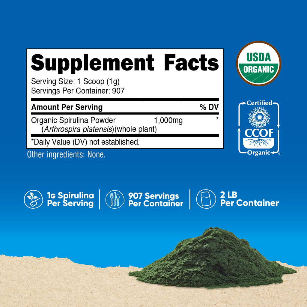 high-quality spirulina for smoothies