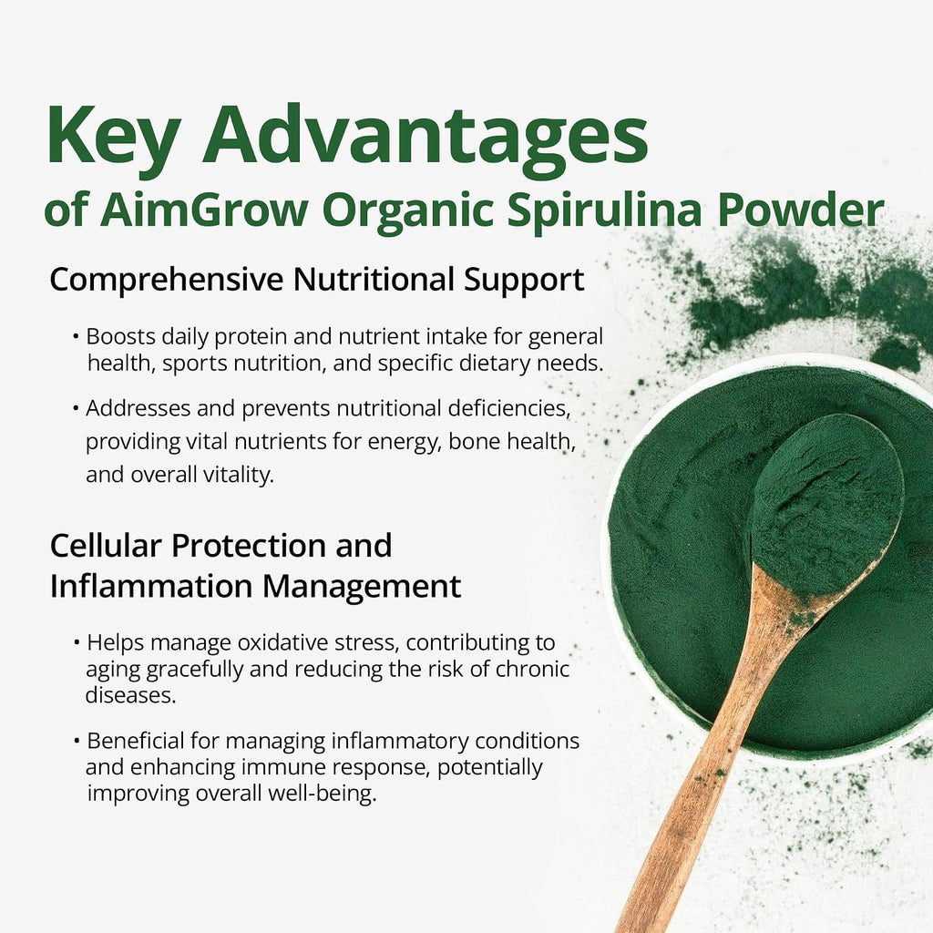 high-quality spirulina powder for detox