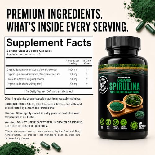 high-quality spirulina supplement
