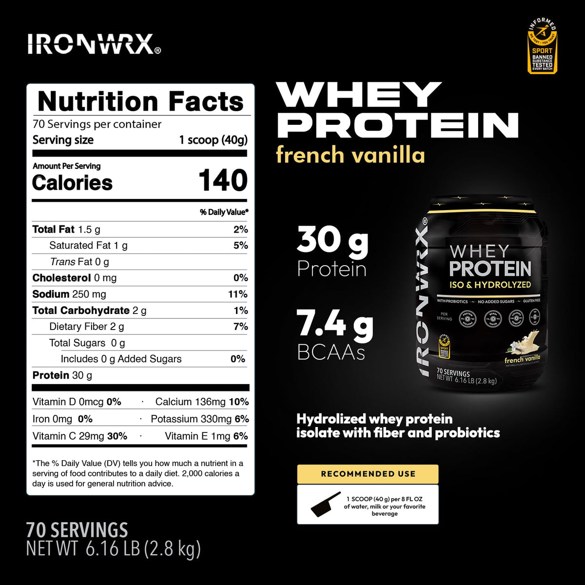 High-quality sports nutrition protein