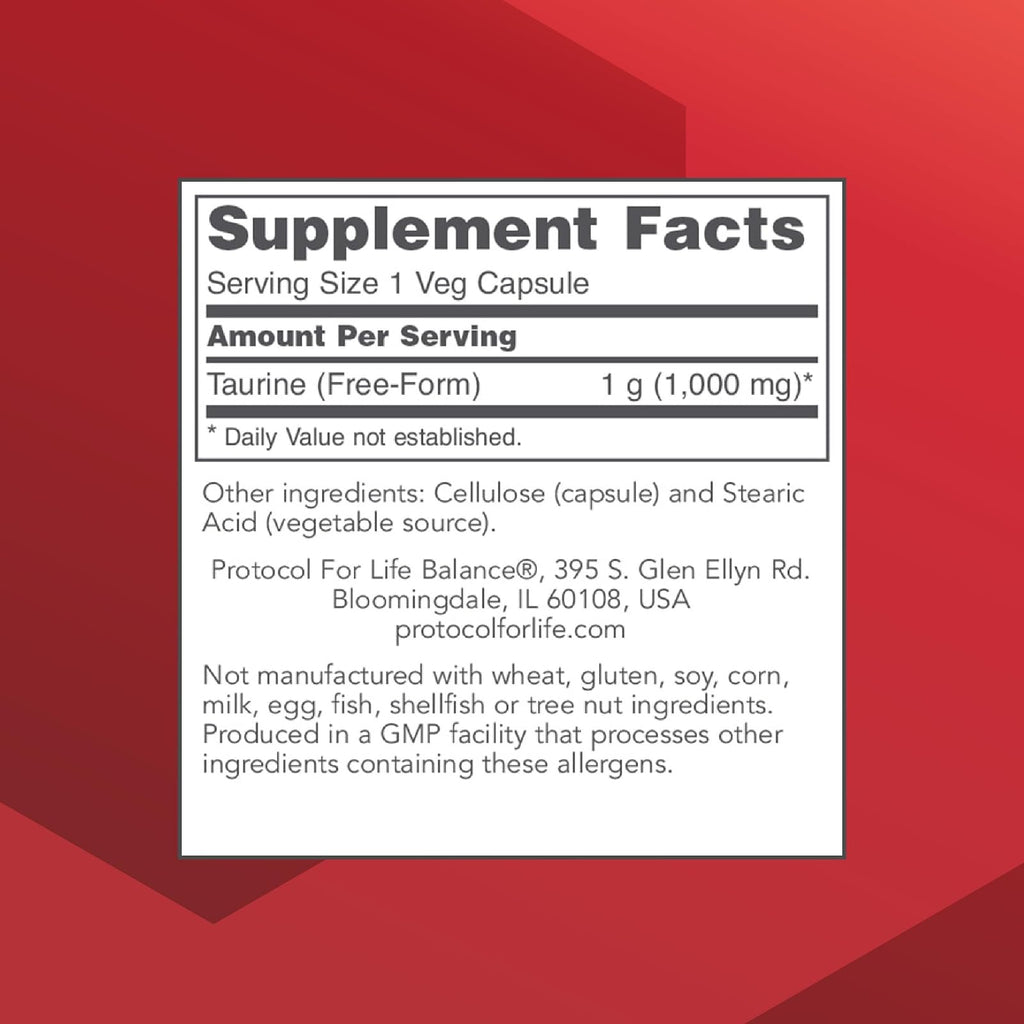 high-quality taurine 1000 mg capsules
