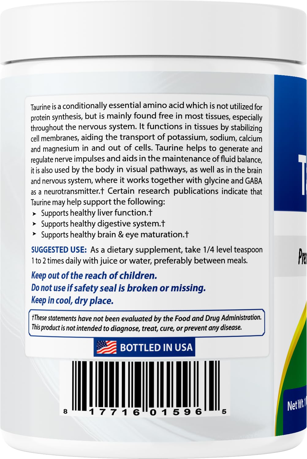 high-quality taurine supplement for athletes