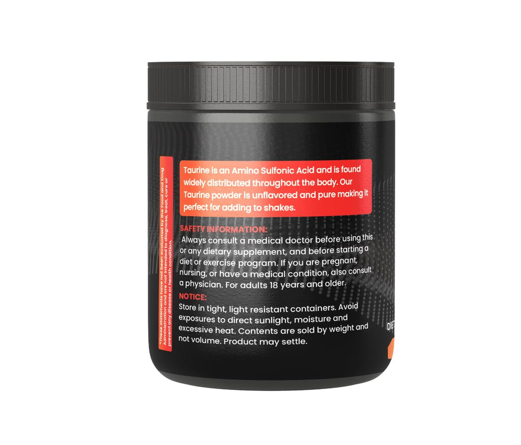 high-quality taurine supplement for energy