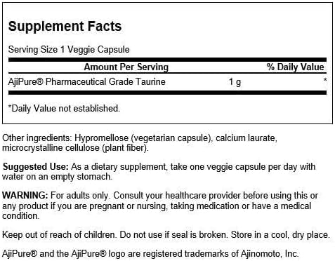 high-quality taurine supplement for energy