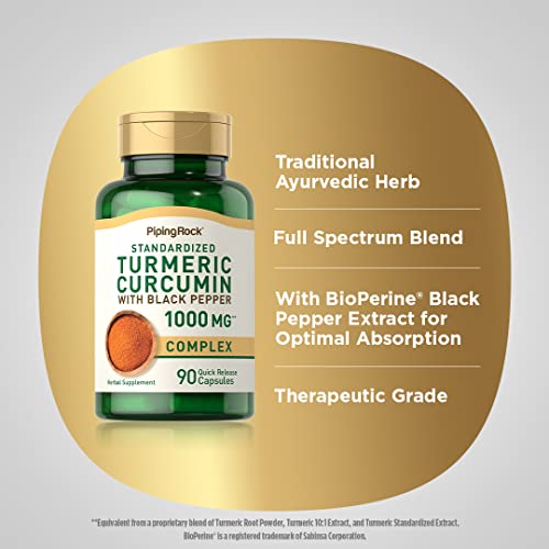 High-quality turmeric curcumin with Bioperine