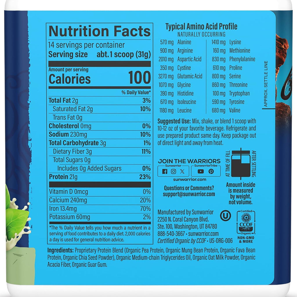 high-quality vegan protein powder