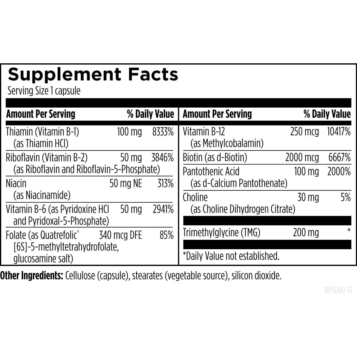high-quality vitamin b complex supplement