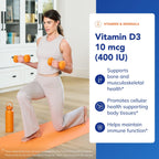 High-quality vitamin D3 for bone health