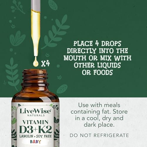 high-quality vitamin D3 K2 drops