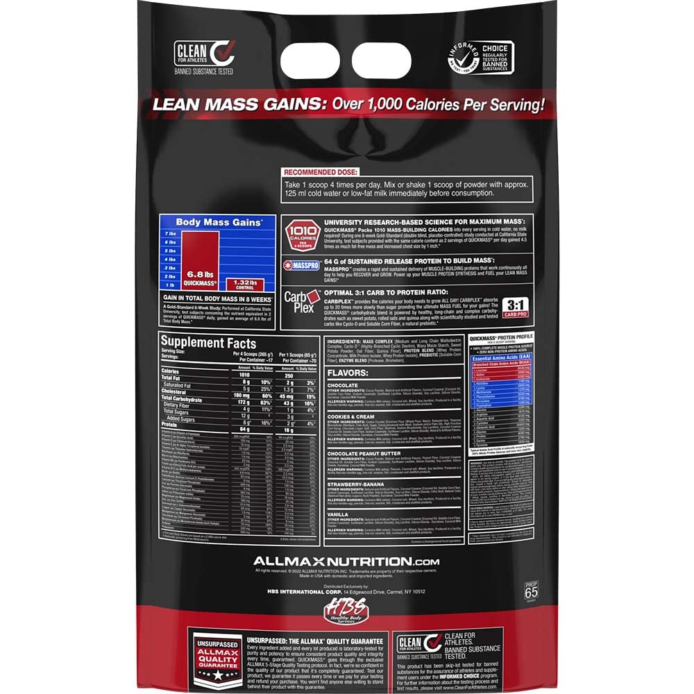 high-quality weight gainers for muscle growth