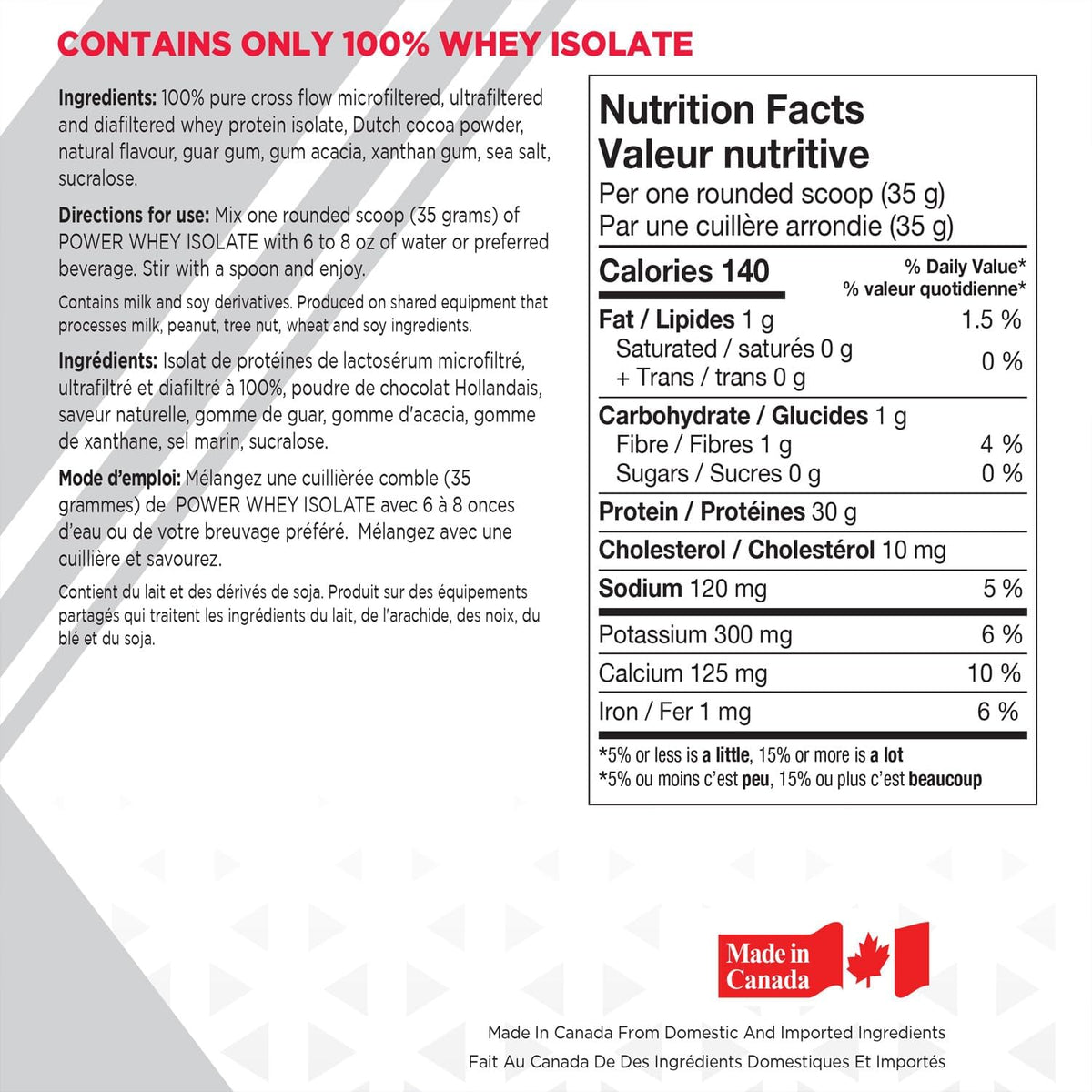 high-quality whey isolate protein