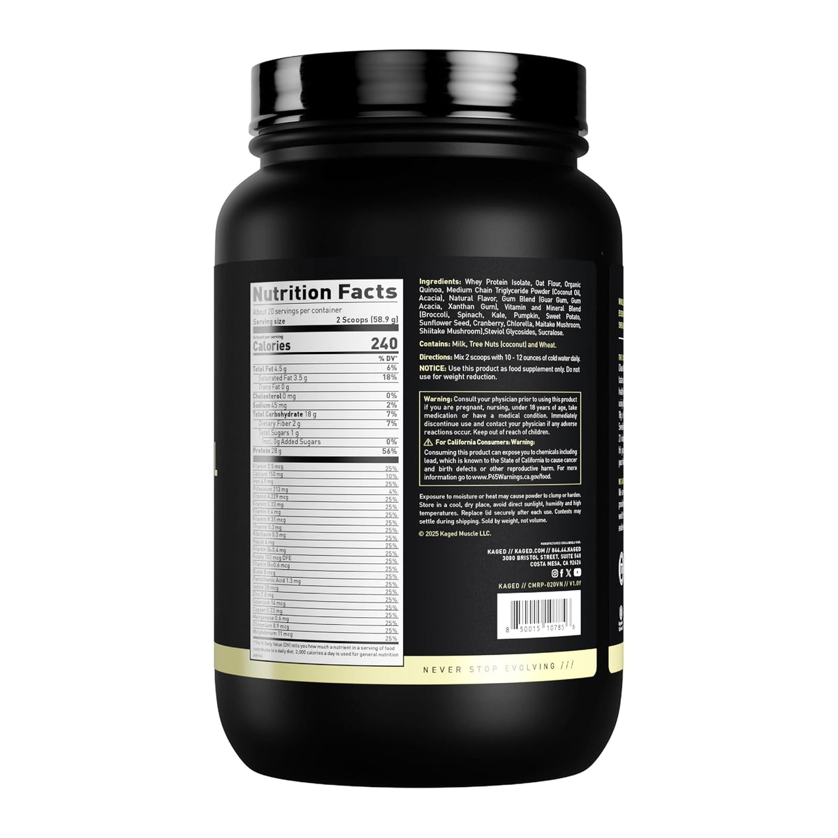 high-quality whey protein blend