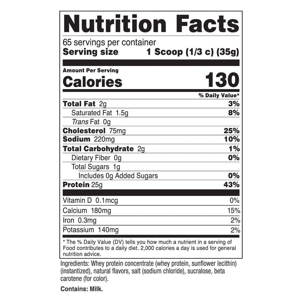 high-quality whey protein concentrate