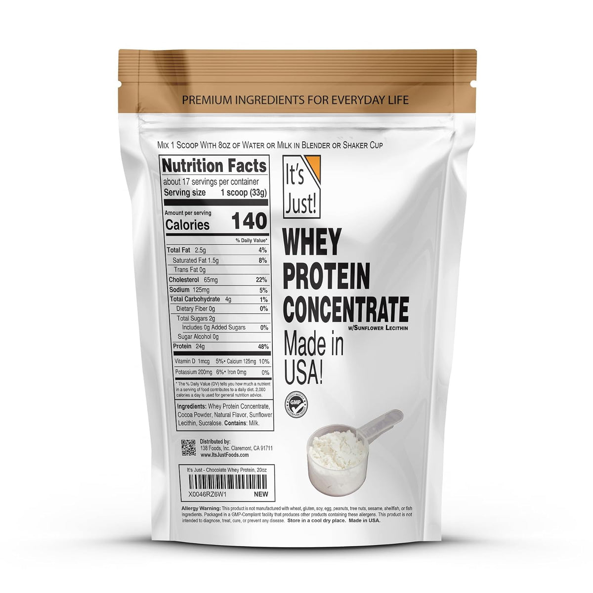 high-quality whey protein concentrate