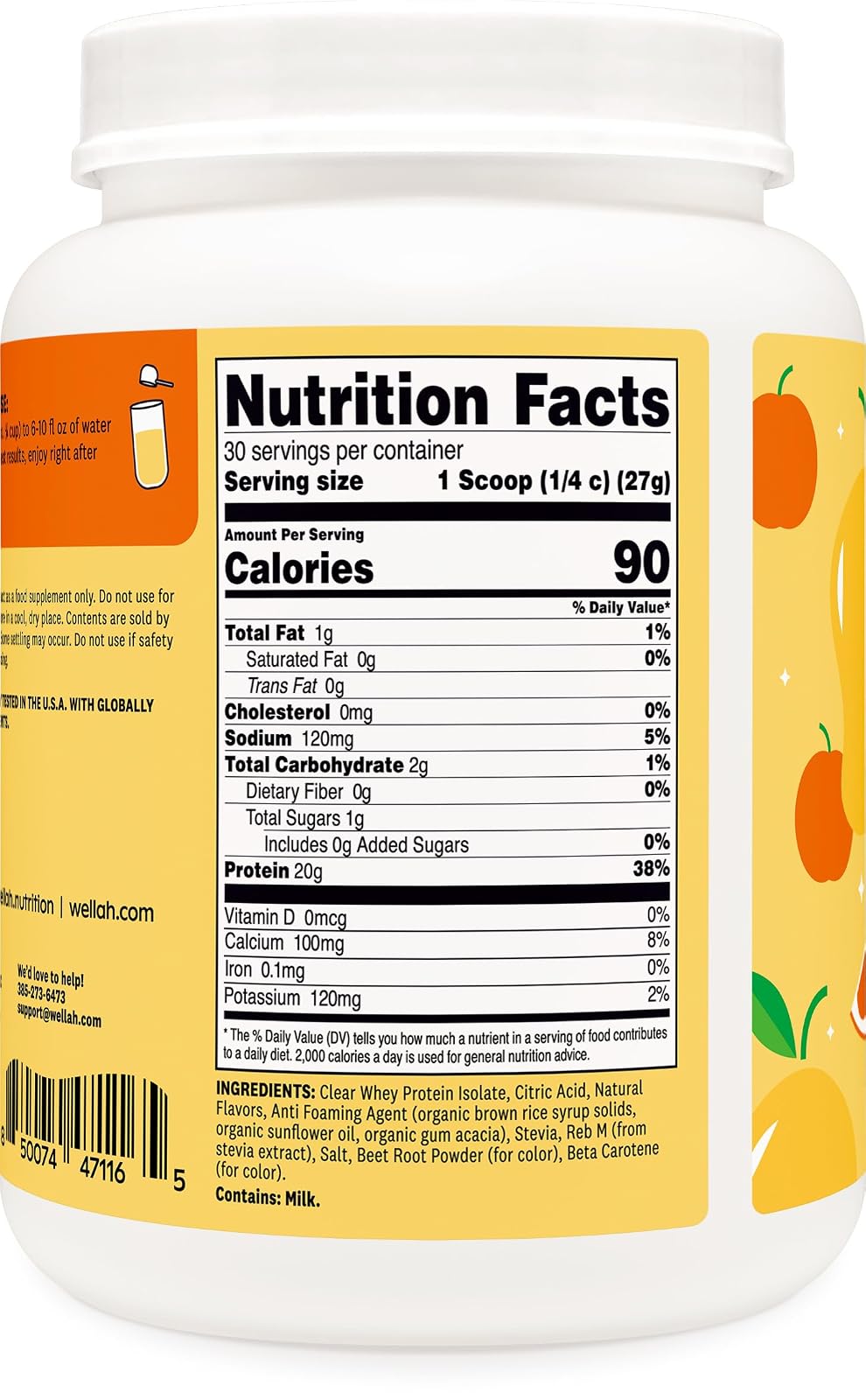 High-quality whey protein for athletes
