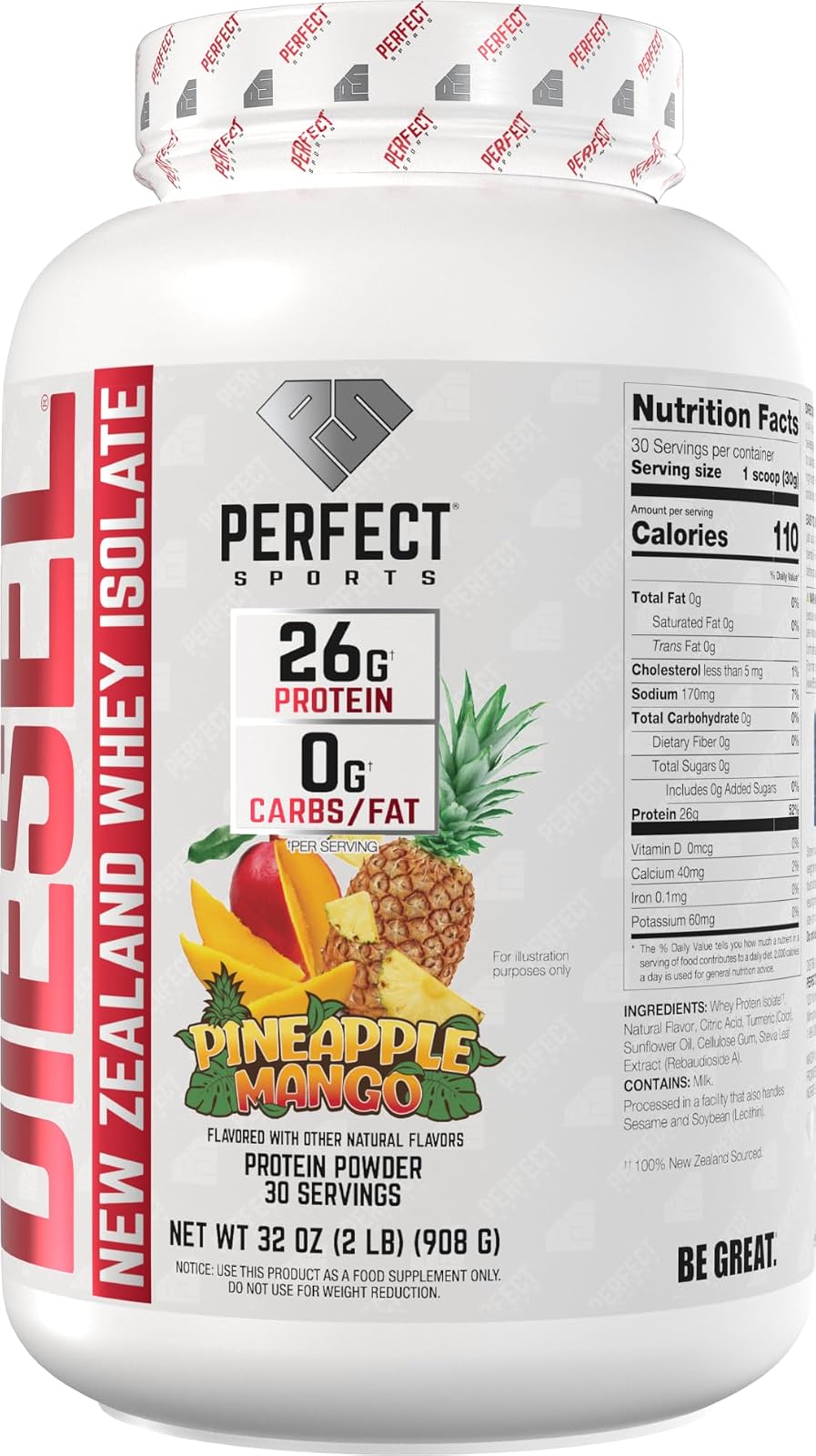 High-quality whey protein for athletes