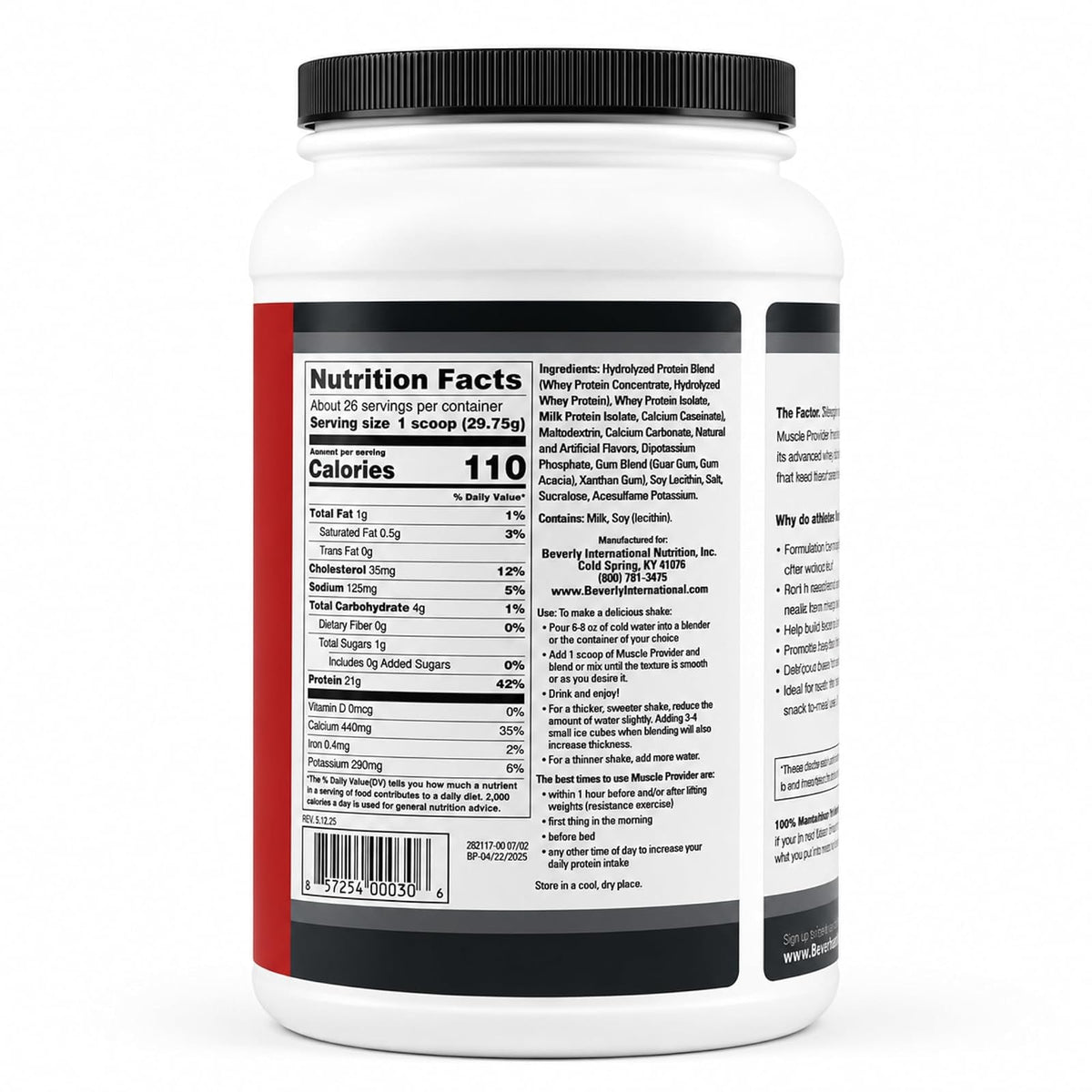 high-quality whey protein for muscle gain