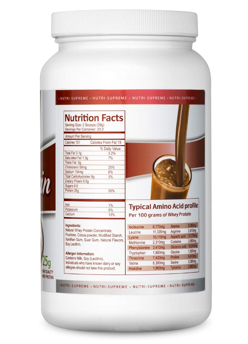 high-quality whey protein for muscle gain