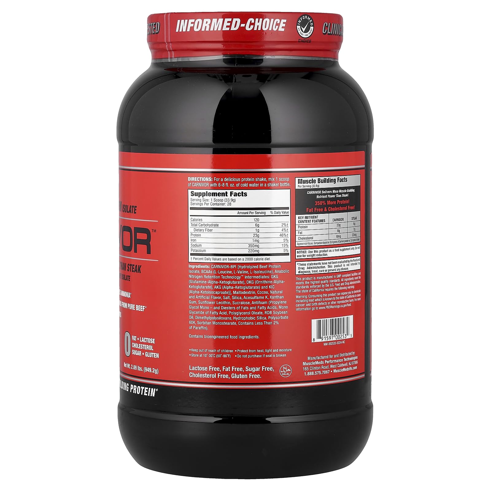 high-quality whey protein for muscle gain