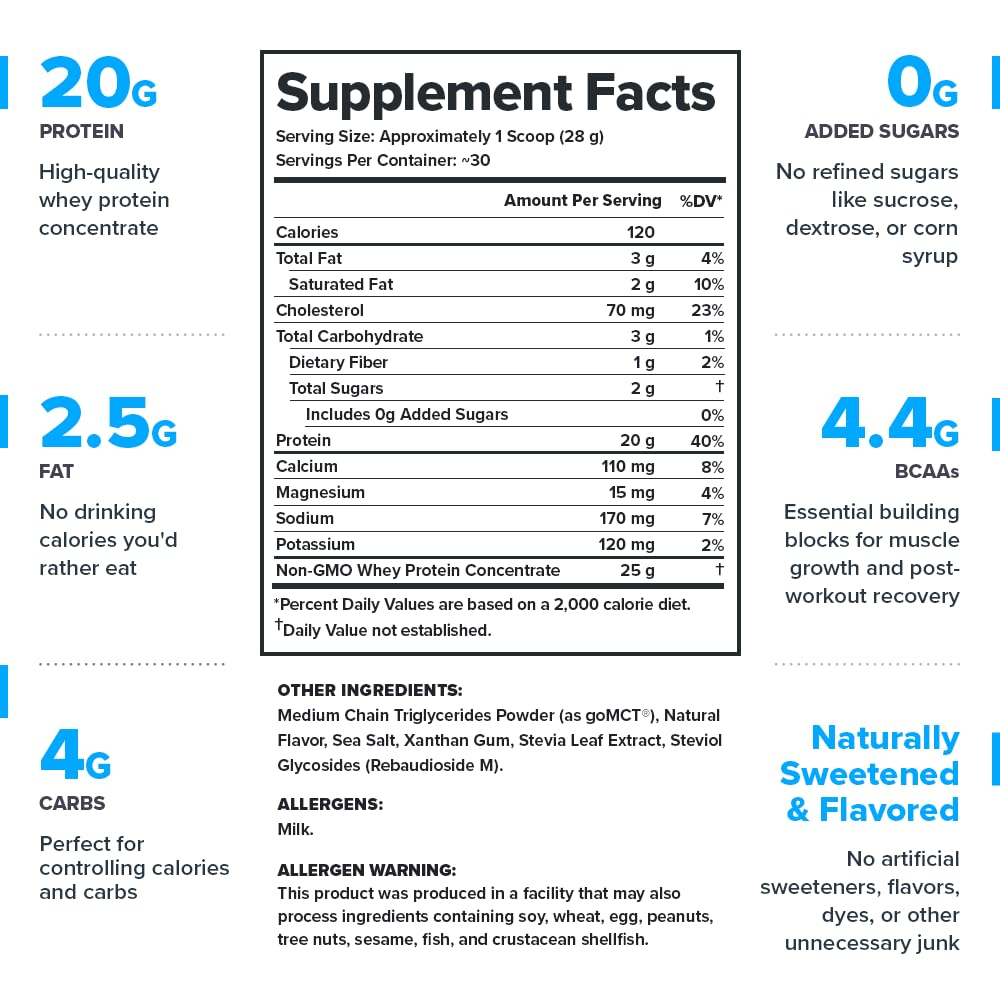 high-quality whey protein for recovery