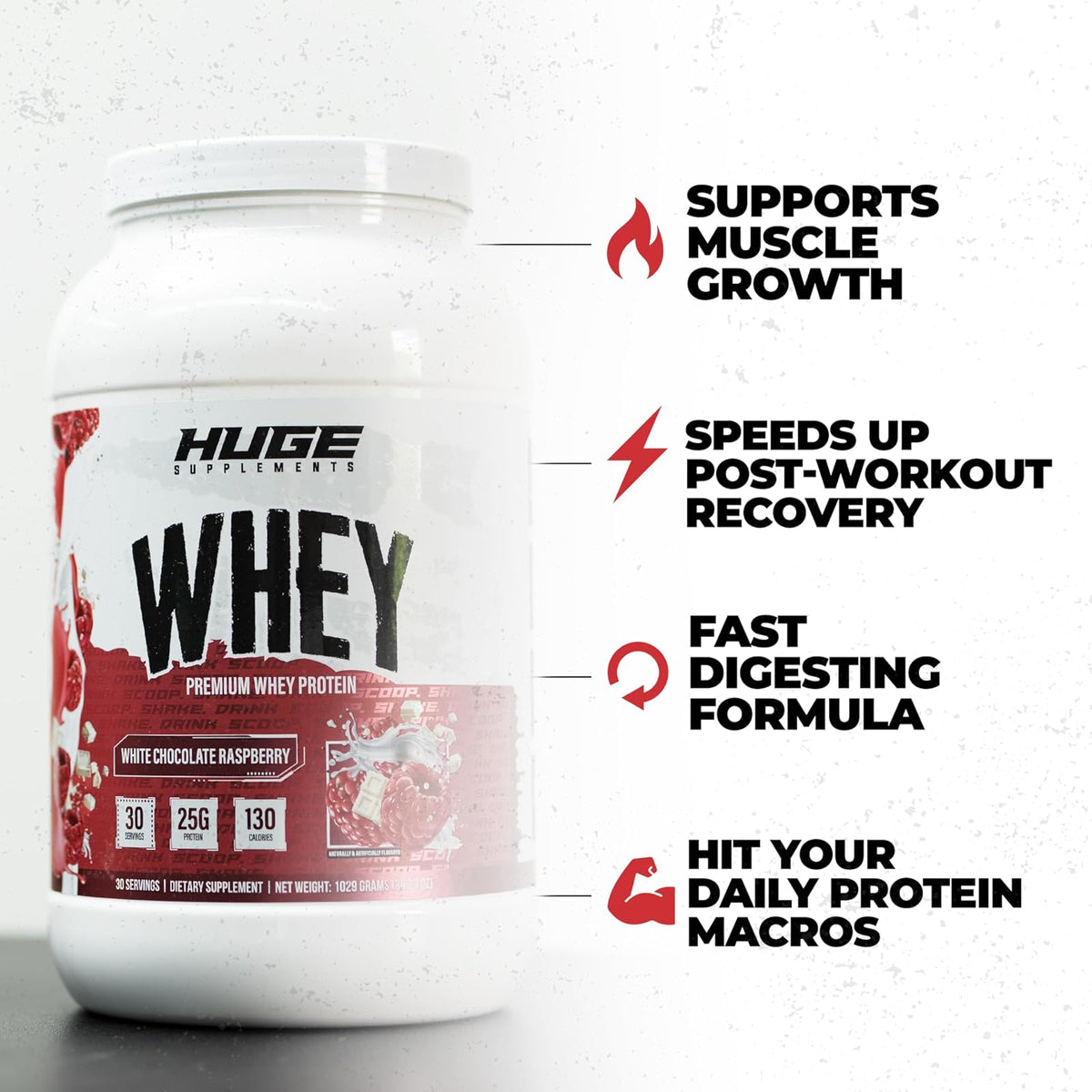 High-quality whey protein for recovery