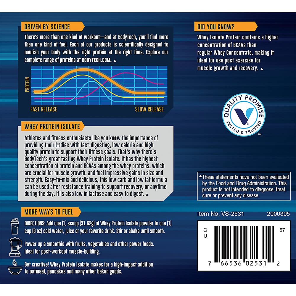 High-quality whey protein for recovery