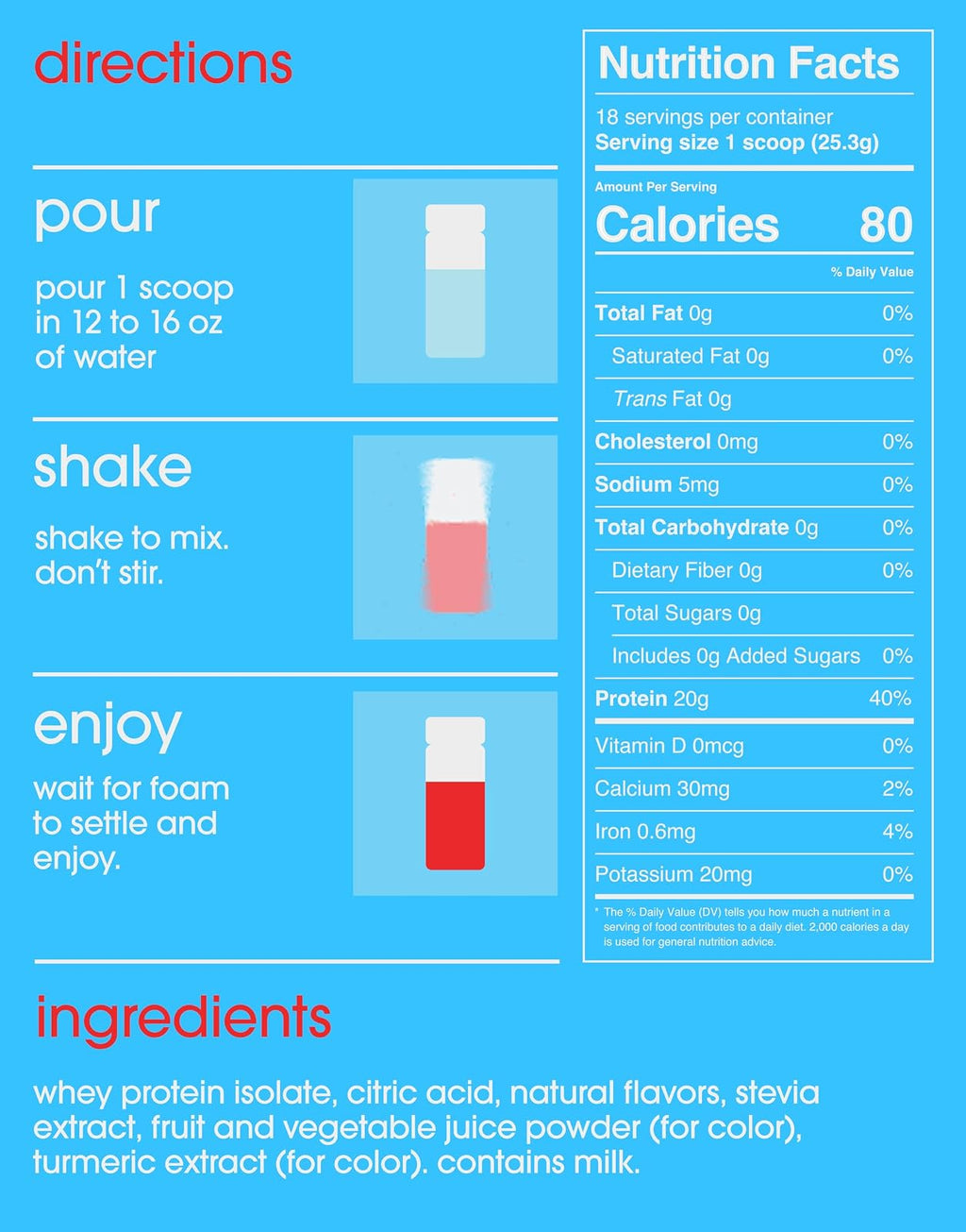 high-quality whey protein isolate supplement