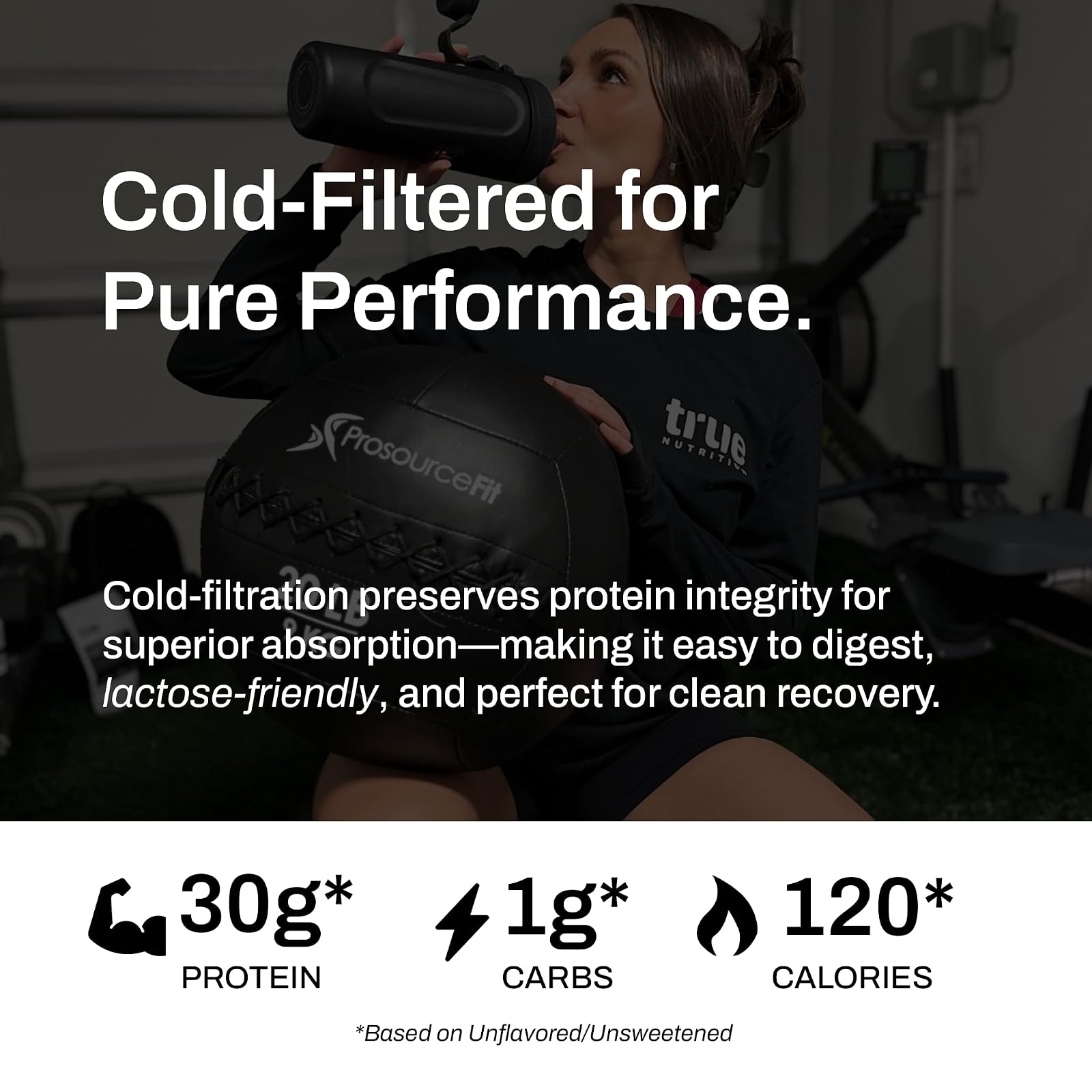 high-quality whey protein isolate supplement