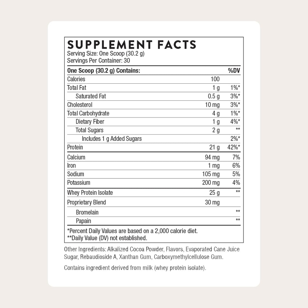 high-quality whey protein isolate supplement