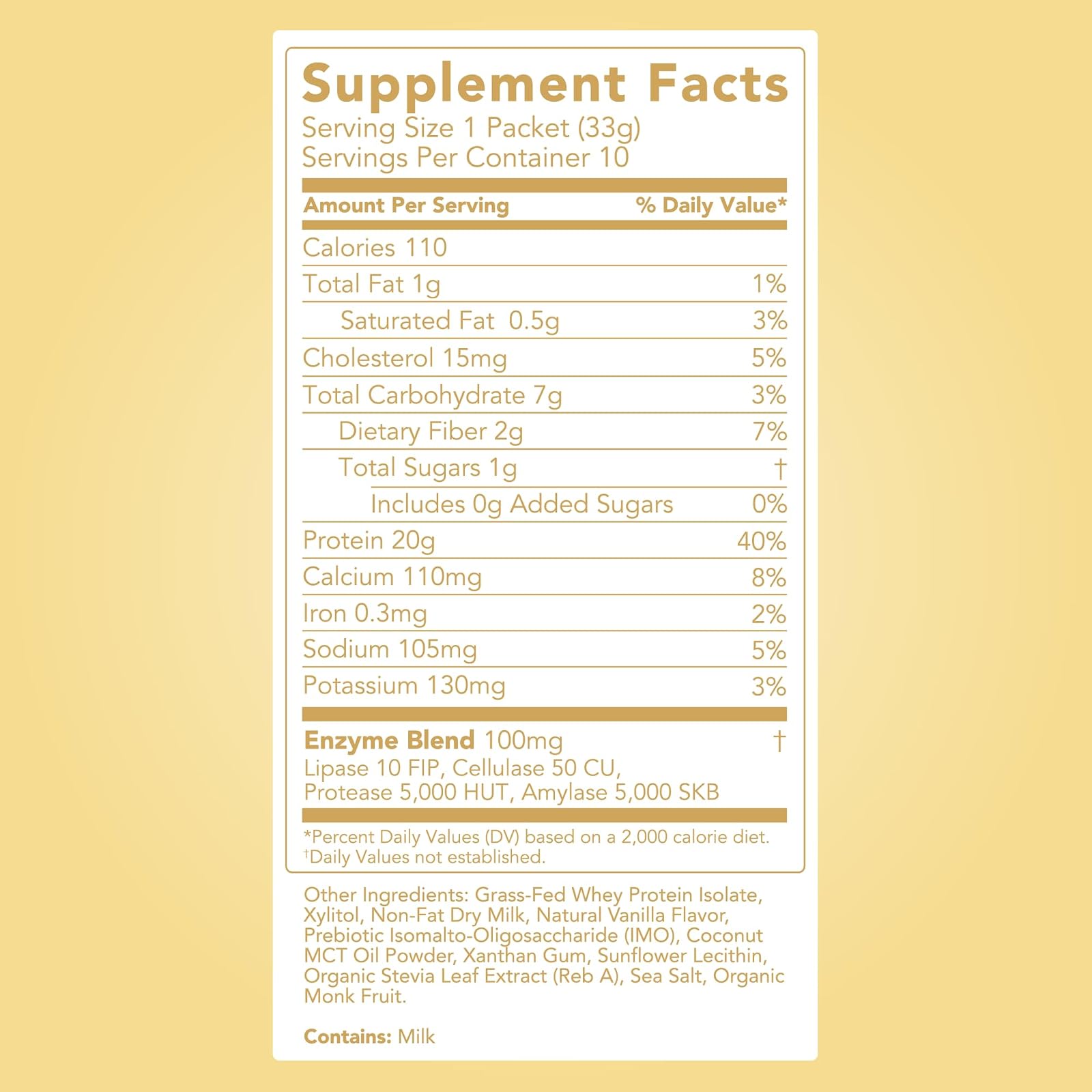 High-quality whey protein isolate