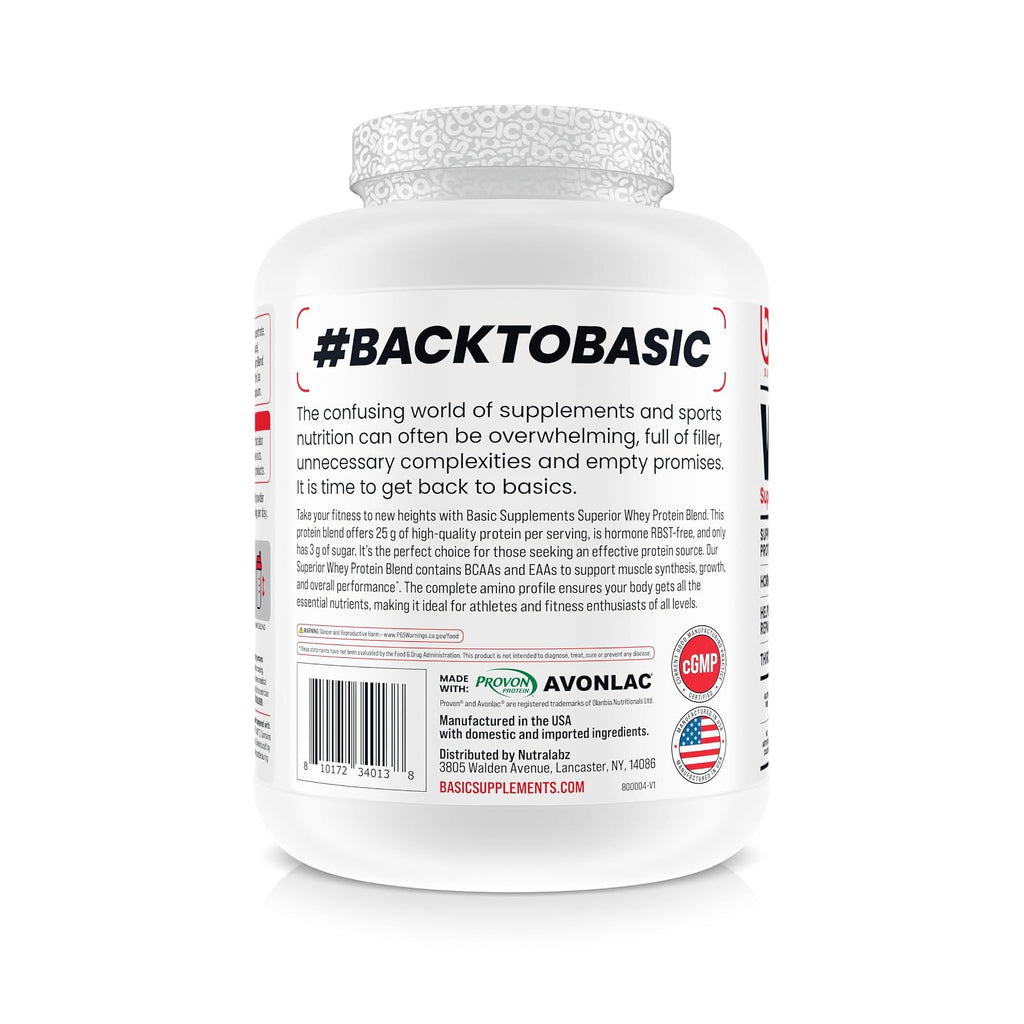 high-quality whey protein powder 25 g serving