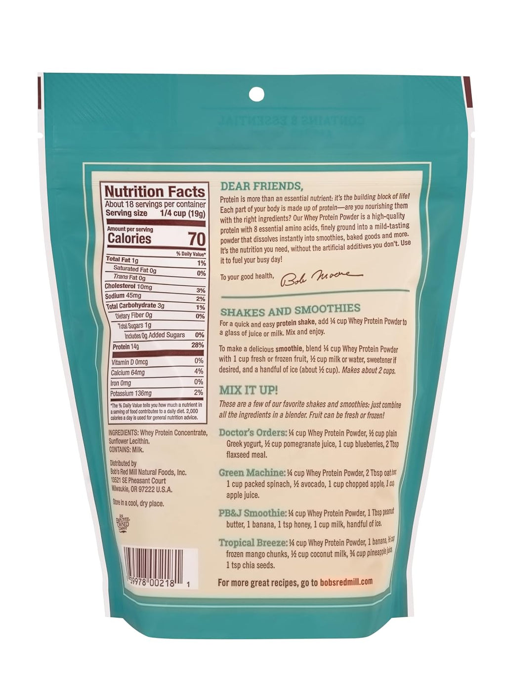 high-quality whey protein powder for recovery