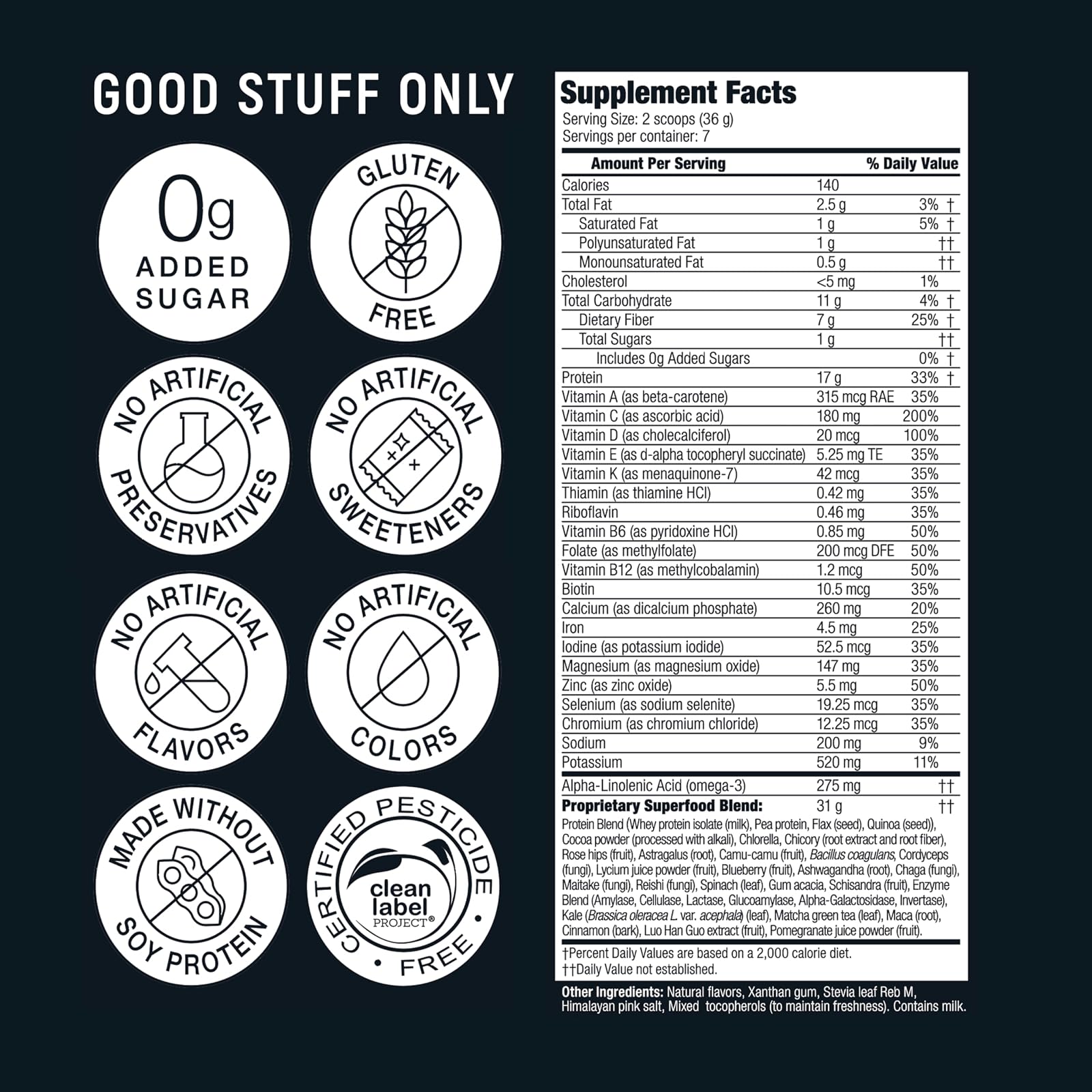 high-quality whey protein powder