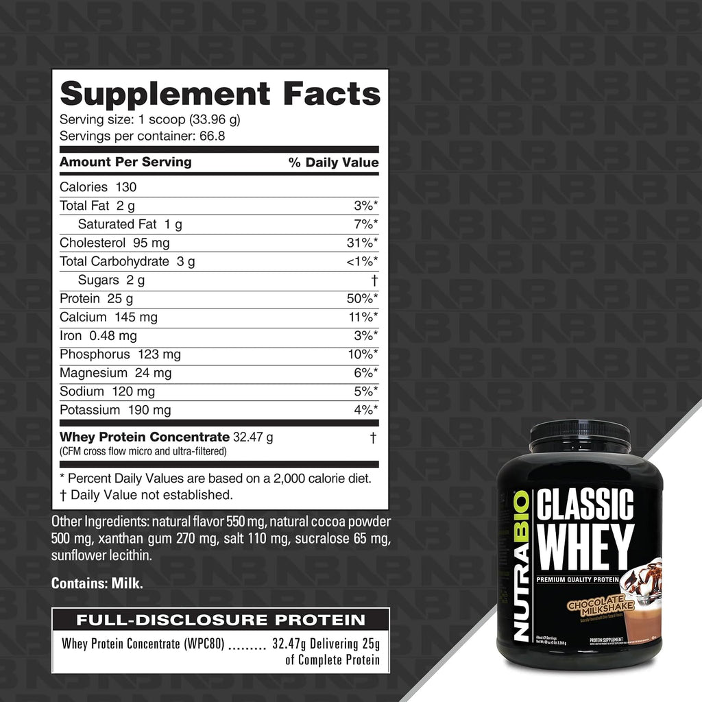 high-quality whey protein powder