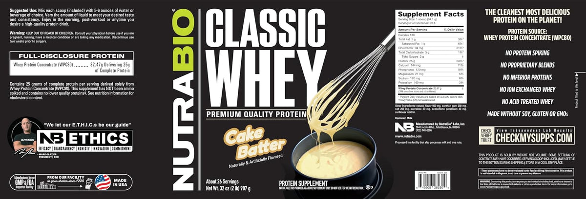 high-quality whey protein powder