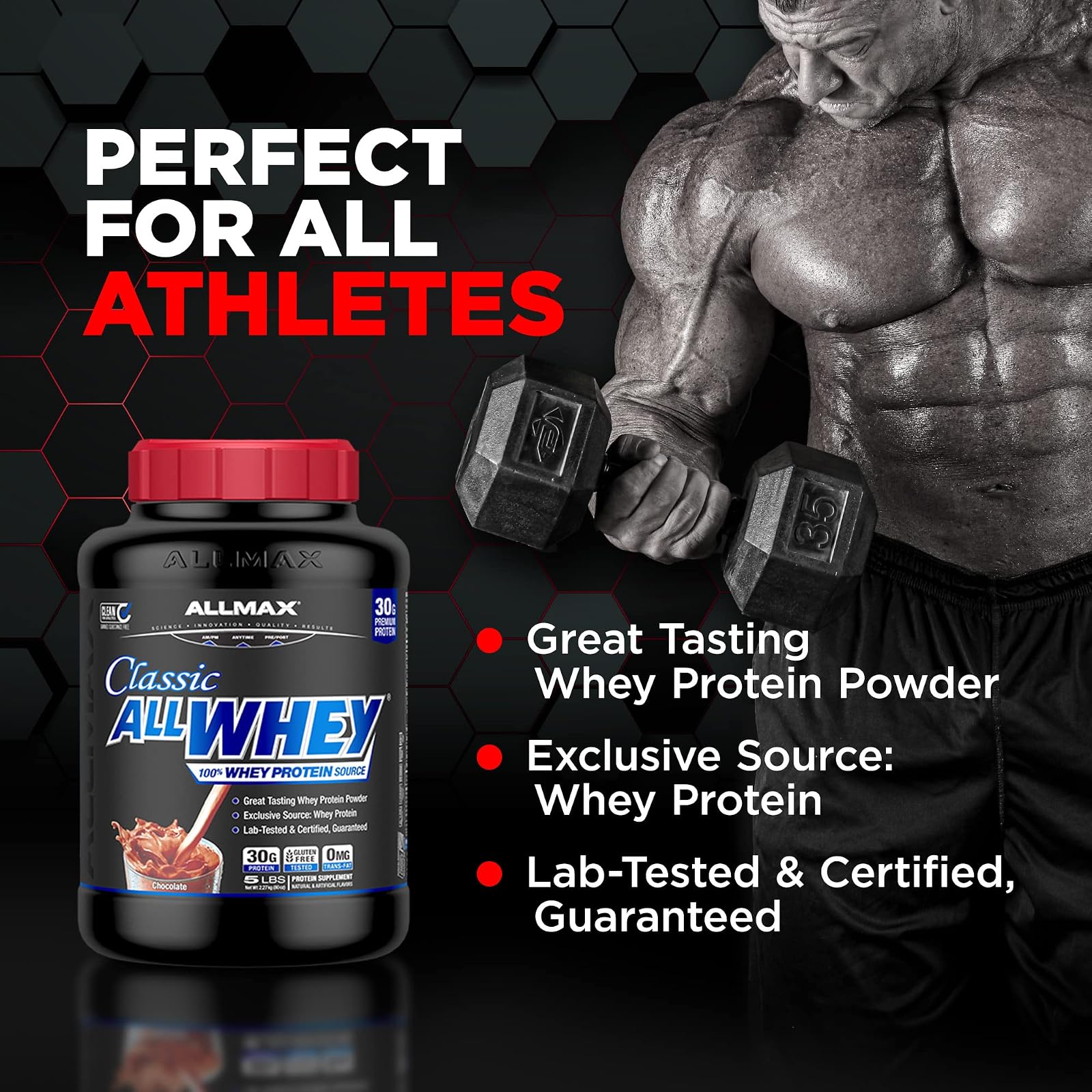 high-quality whey protein powder