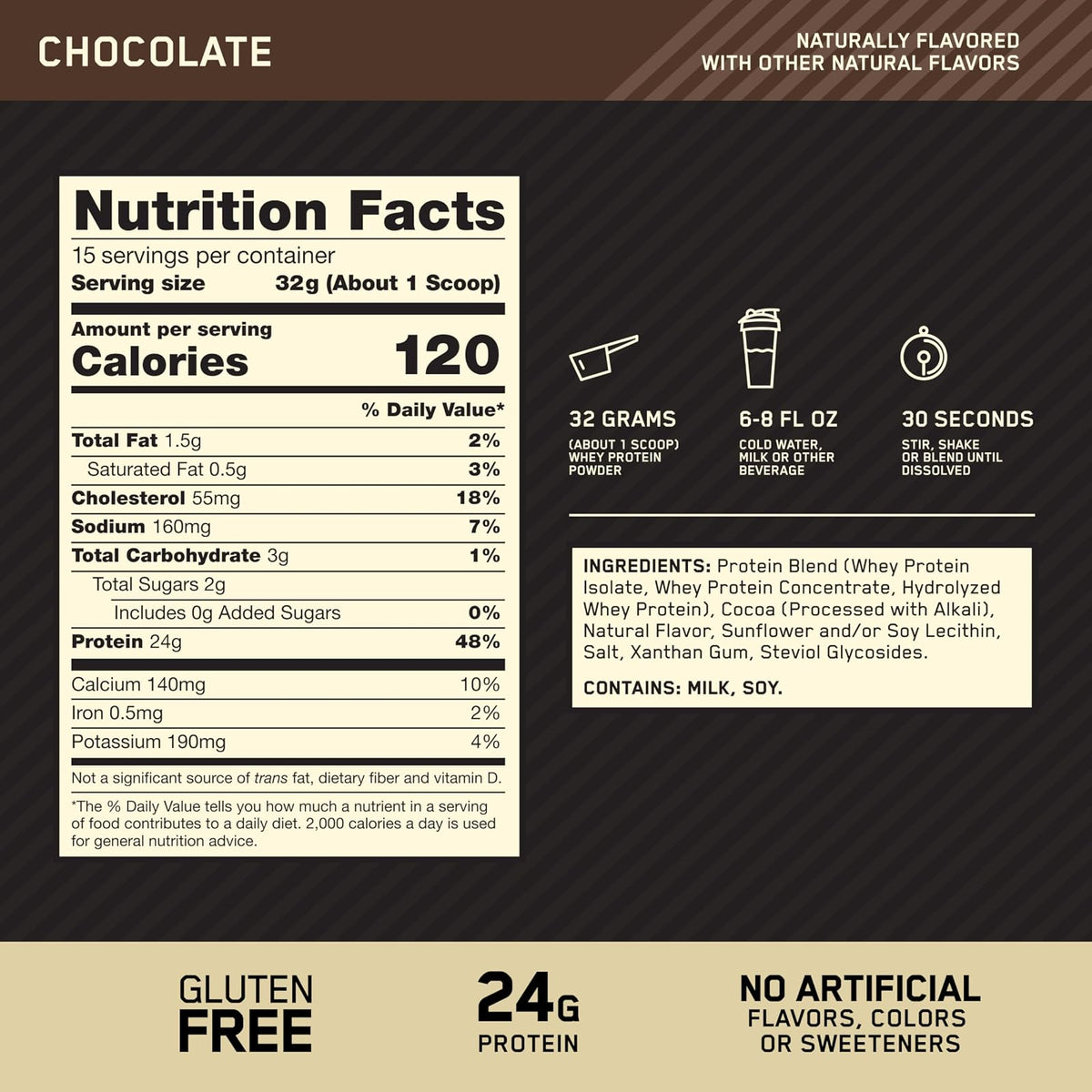 high-quality whey protein powder