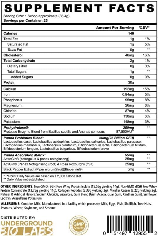 high-quality whey protein supplement