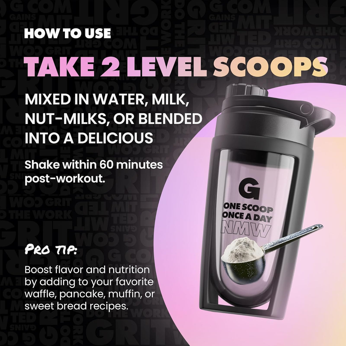 High-quality whey protein supplement