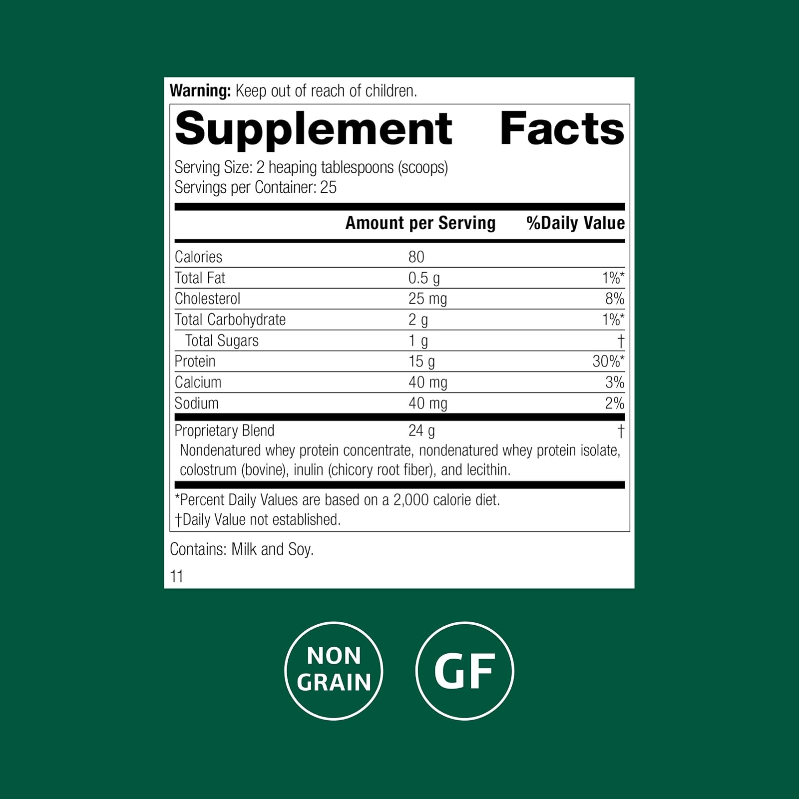 high-quality whey protein supplement